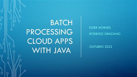 Cloud Batch Speaker Deck