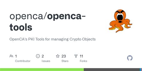 GitHub Openca Openca Tools OpenCA S PKI Tools For Managing Crypto Objects