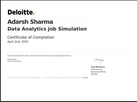 dataanalytics deloitte excel tableau datavisualization analytics