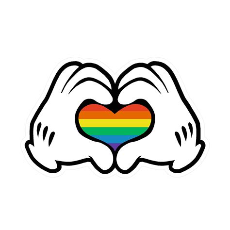 Mickey Mouse Gloves Tumblr Heart