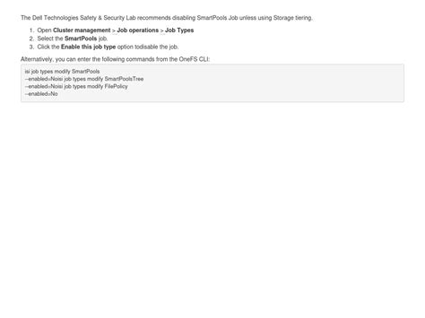 Smartpools Job Configuration Best Practices—dell Storage Solution With Genetec Security Center