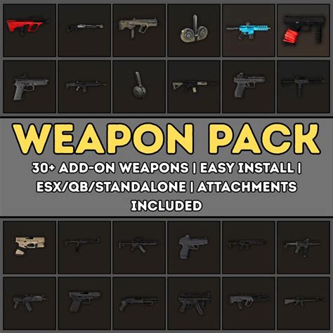 Weapons Packs Fivem Etsy