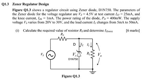 Solved Hi everyone i have a question on Zener Diodes. Here | Chegg.com