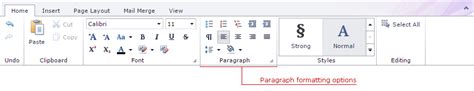 Formatting Paragraphs Aspnet Web Forms Controls Devexpress