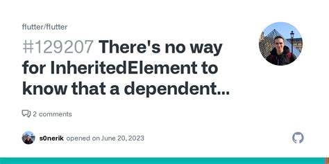Theres No Way For Inheritedelement To Know That A Dependent Has Been Deactivated · Issue