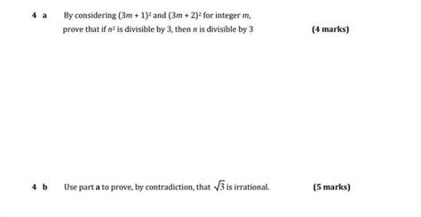 A Level Maths Proof By Contradiction I Dont Really Know What Its Asking Me To Do R