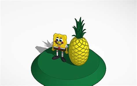 3d Design Spongebob Squarepants Tinkercad