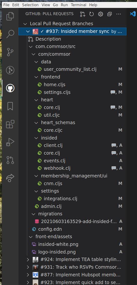 No Commits View For Pull Request Issue Microsoft Vscode Pull Request Github GitHub