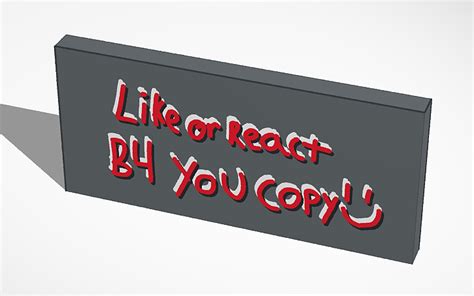 3d Design Like Before You Copy Tinkercad