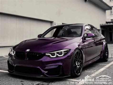 Purple Bmw Car Wrap Carlike Cl Ge 18 Gloss Electro Metallic Purple