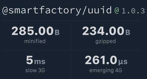 Smartfactoryuuid Bundlephobia