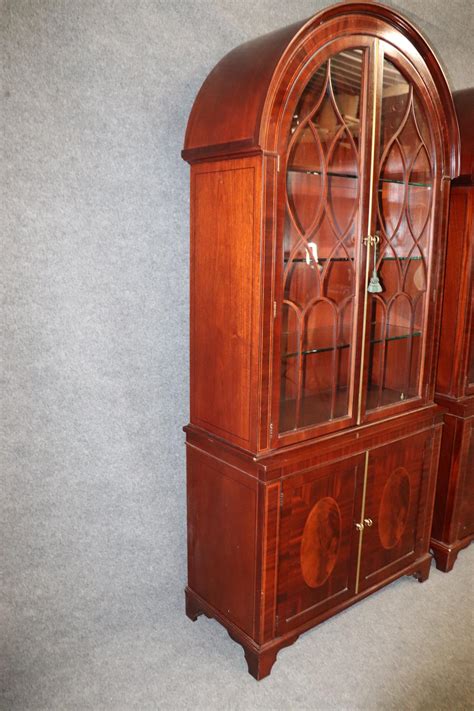 Pair Baker Historic Charleston Collection Georgian Mahogany China