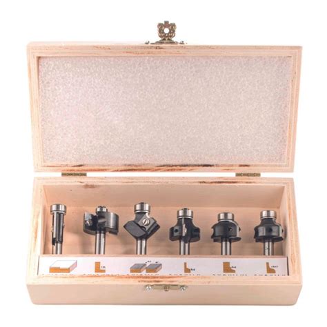 6 Piece Insert Router Bits “set” Sistemi Klein