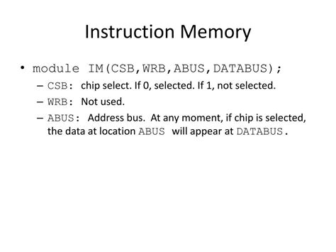ppt a simplified mips processor in verilog powerpoint presentation