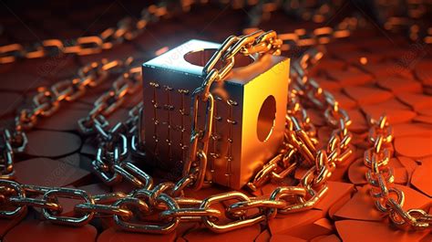 암호화폐 위험 공개 체인링크 부비트랩 배경을 사용한 3d 렌더링 공개 배경 암호화폐 배경 체인 링크 배경 이미지 Hd 공개 암호화폐 체인 링크 배경 사진 무료