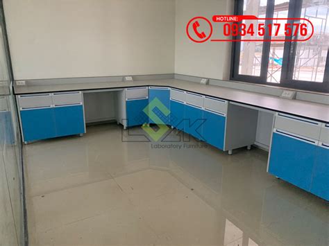 Thi công nội thất phòng lab Nhà máy sản xuất thức ăn chăn nuôi Công ty TNHH Hải Long Bình Định
