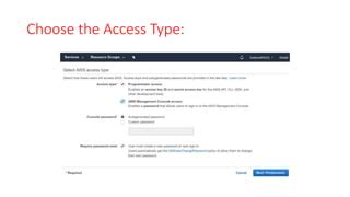AWS IAM User Setup For CodeCommit PPT