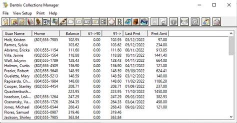 Dentrix Reports For Finding And Working With Past Due Accounts Dentrix Canada