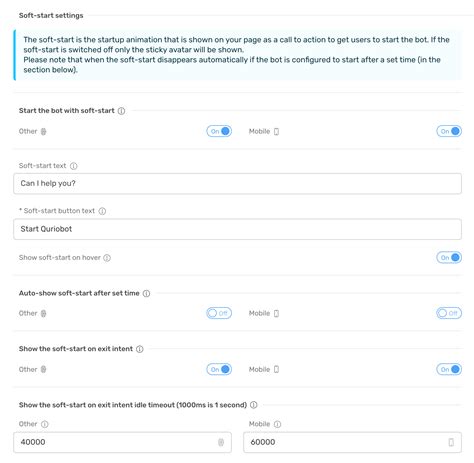 Startup Behavior Of Your Bot Quriobot Academy