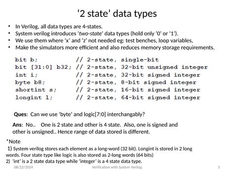 7 b sysverilog datatypes pptx pptx programming languages computing