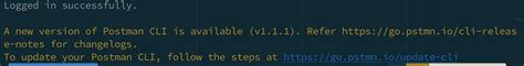How To Confirm Postman Cli Version Is Current · Issue 11900 · Postmanlabspostman App Support