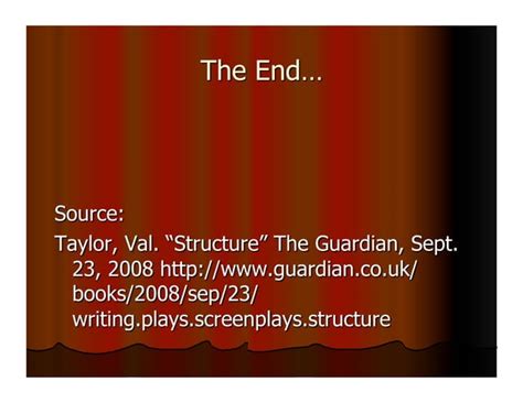 Script Structure 120 Ppt