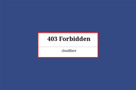 Fix Cloudflare 403 Forbidden Error TechCult