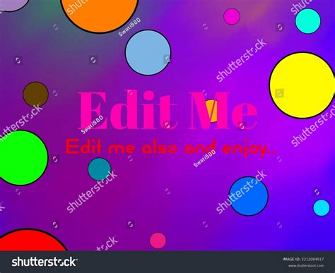 This Colourful Text Background That Can Stock Illustration 2212084917 Shutterstock