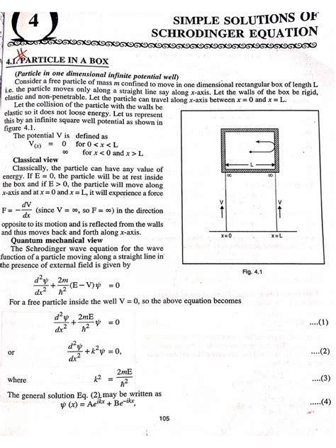 Simple Solution Of Schrodinger Equations Pdf