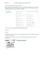 Understanding Indefinite Integrals Net Change Theorem Course Hero