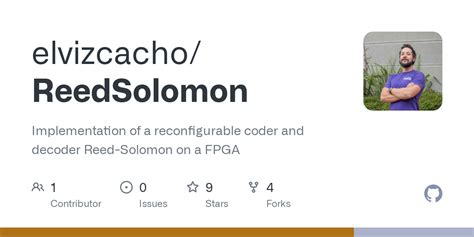 Github Elvizcachoreedsolomon Implementation Of A Reconfigurable