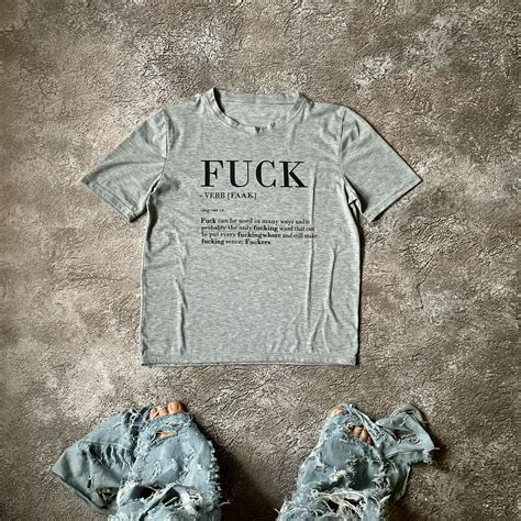 Vintage Vintage Y2k Adult “ Fuck Fuck Fuck Fuck Fuck “ Funny Buytee