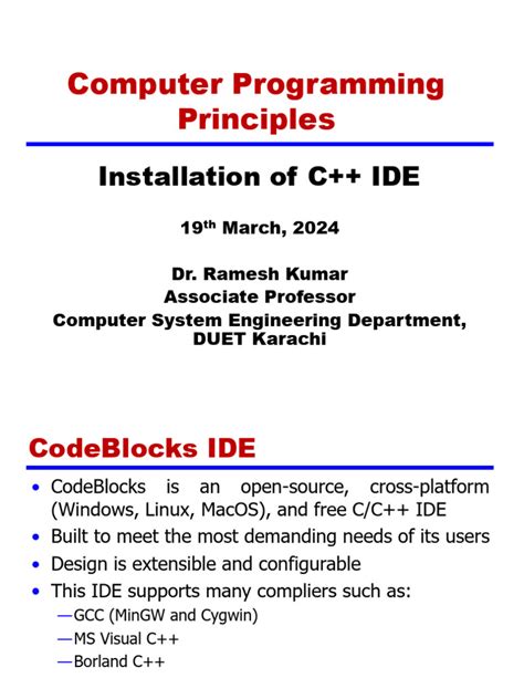 Lec 02 Installation And Basic Programming C Pdf Art Computers