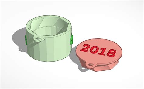 3d Design Personalized Locking Container With Lid Tinkercad