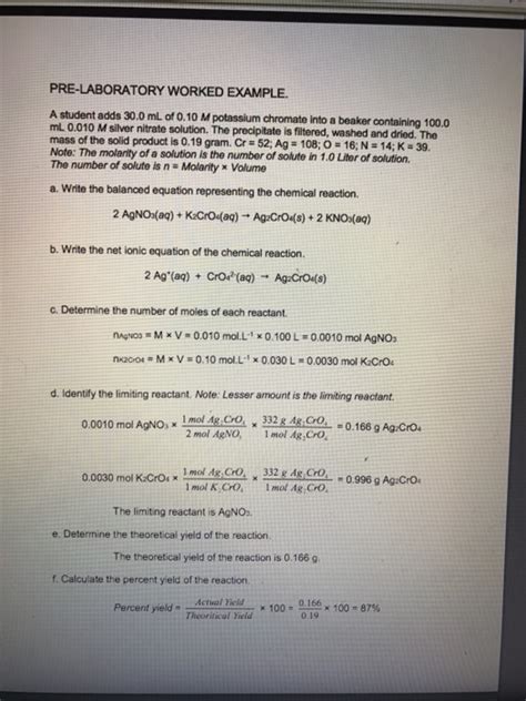 Solved PRE LABORATORY QUESTION NAME A Student Weighs Chegg