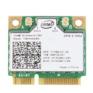 Amazon.com: Intel Wireless-N 7260 802.11bgn 2x2 2.4GHz Wi-Fi ...