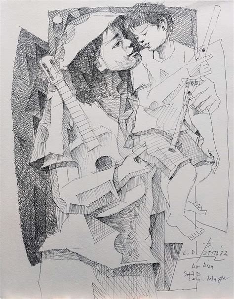 Celso Pepitos Sketches In Borobudur Indonesia 2023