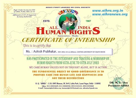 Internship Ashish Prabhakar