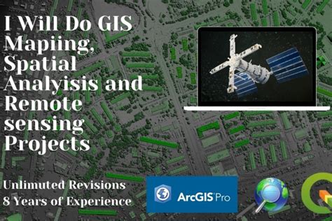 i will do gis spatial analysis remote sensing and mapping for 10