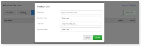 Add A DSN Online Help