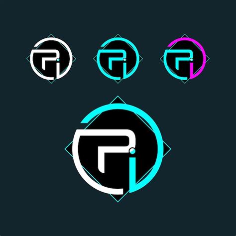 Premium Vector Pi Ip Trendy Letter Logo Design