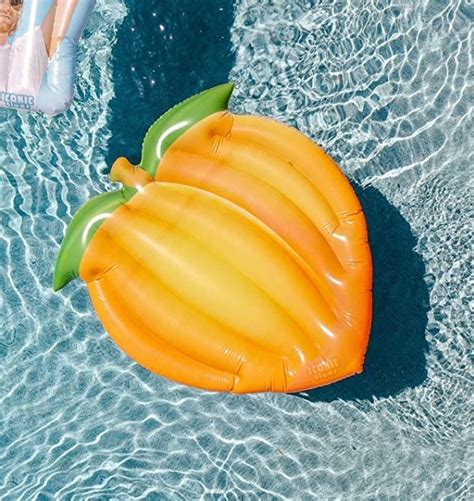 Giant Peach Pool Float By Iconic Floats What Do You Meme Peach