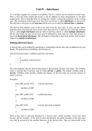 Cpp Mod 2 5 Object Oriented Programming Using C Mod 2 Based On Mgu Syllabus Unit II