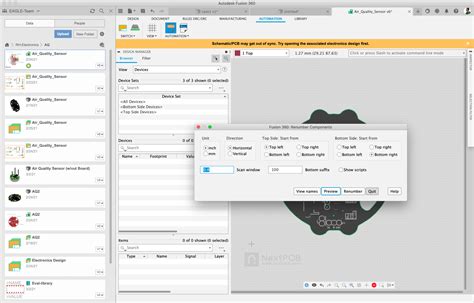 board renumber ulp problem in fusion360 board editing autodesk community
