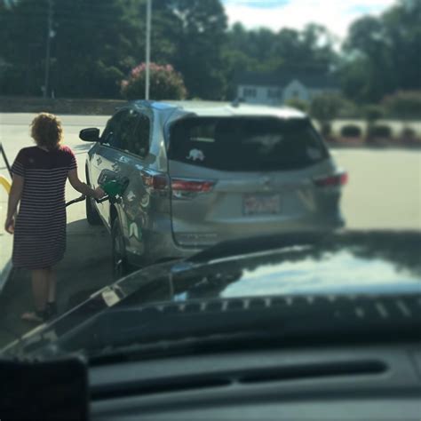 Woman Pumping Gasoline At A Diesel Only Pump Rdiesel