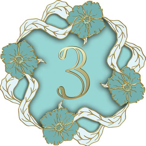Number Three Digit Background Drawing Free Image Download