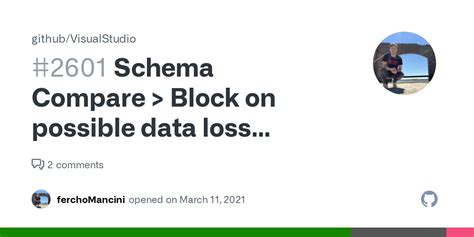 Schema Compare Block On Possible Data Loss Option Works Intermittently · Issue 2601 · Github