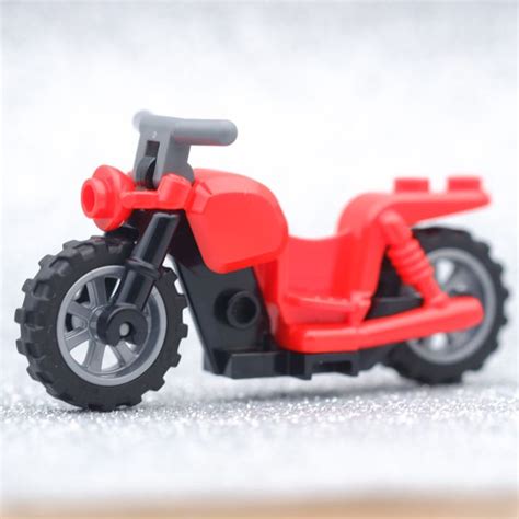 𝘗𝘓𝘖𝘠𝘉𝘙𝘐𝘊𝘒 Red Motorcycle Chopper VEHICLE LEGO Minifigures Authentic เลโกแท Lazada co th