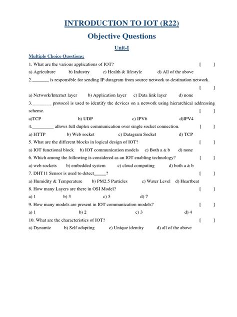R22 Iot Objective 1 Pdf Internet Of Things Raspberry Pi R22 Iot Objective 1 Pdf Internet Of Things Raspberry Pi