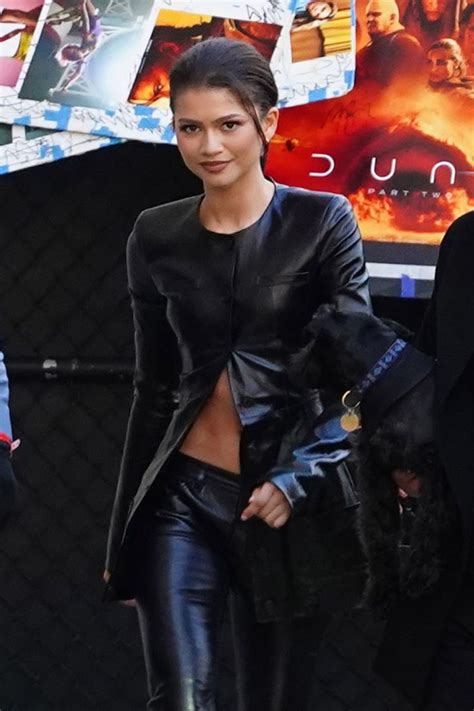 Zendaya Cant Stop Showing Off Her Abs On The Dune 2 Press Tour In 2024